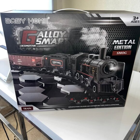 Toys | Temi Galloy Smart Locomotive Train Set Metal Edition Smog Art ...